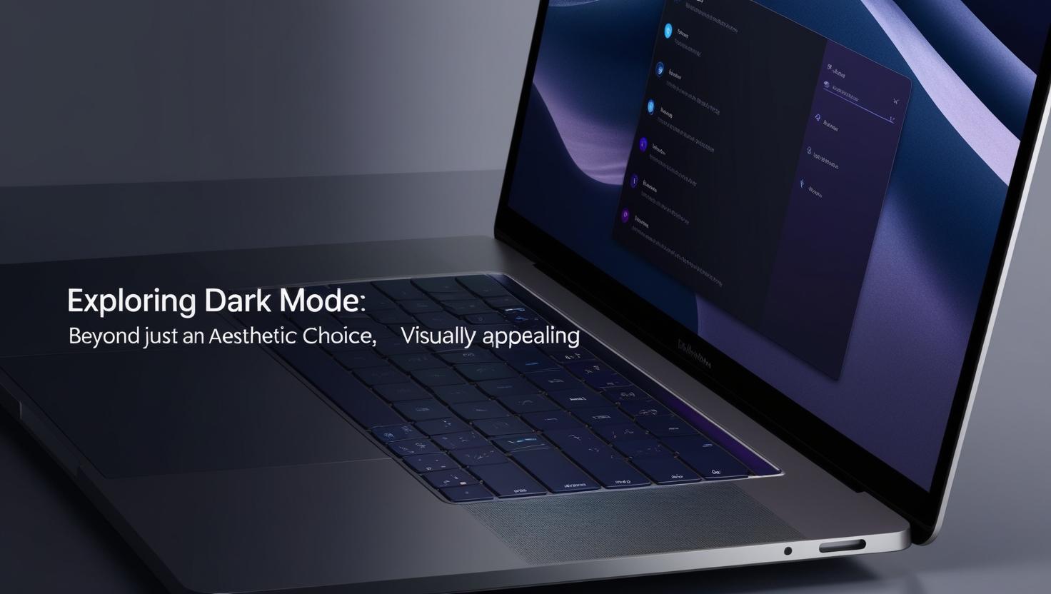 Exploring Dark Mode: Beyond Just an Aesthetic Choice